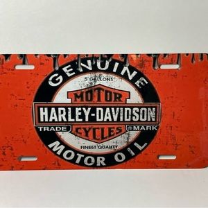 Harley-Davidson | Wall Decor | Harley Davidson Motor Oil License Plate ...